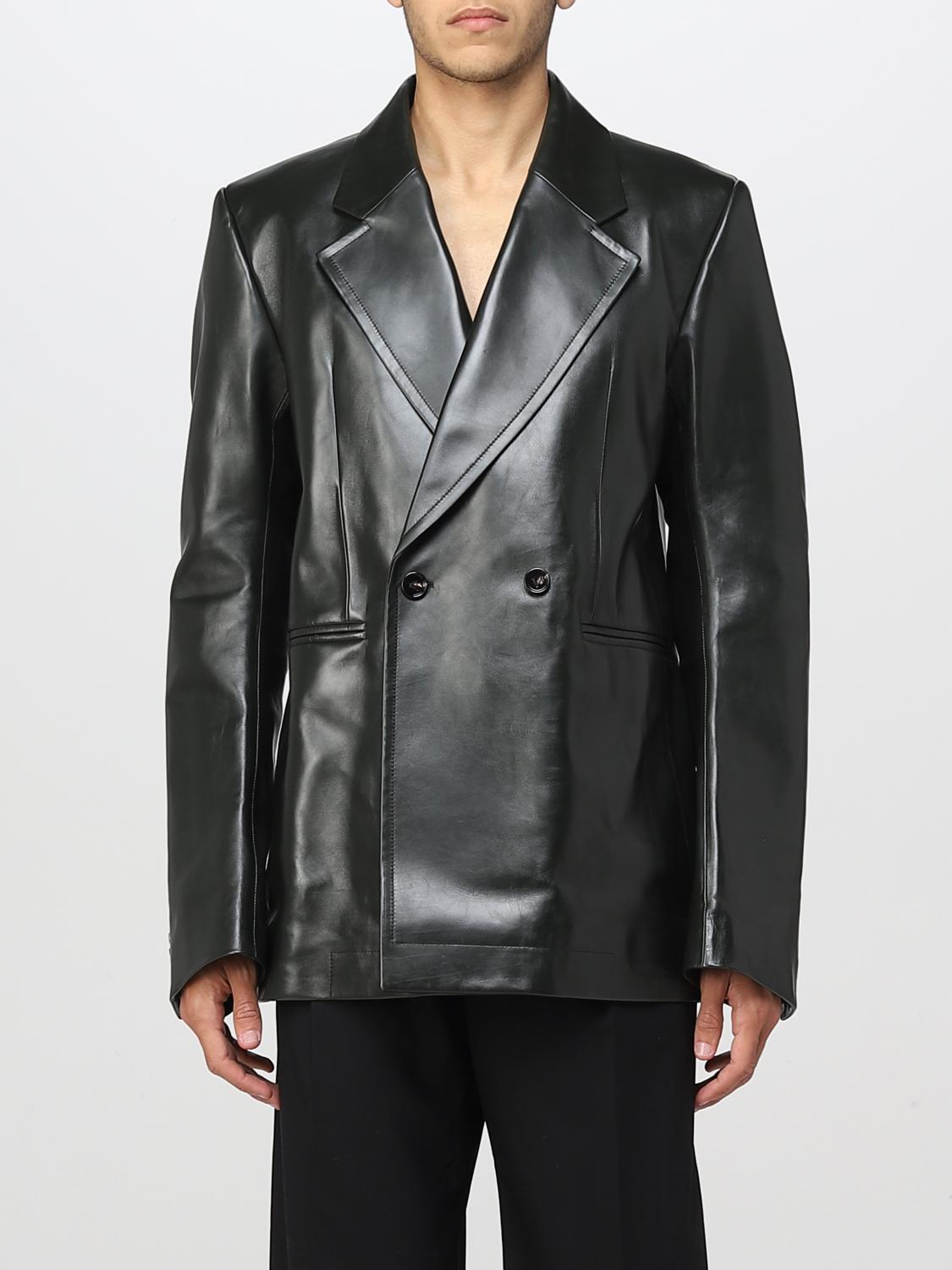 BOTTEGA VENETA Bottega Veneta Double Breasted Leather Jacket